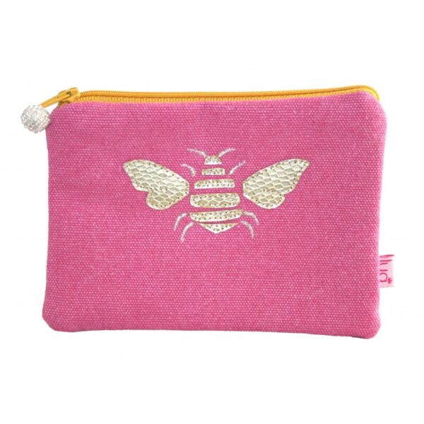 Lua Gold Bee Coin Purse – Pink | Adore
